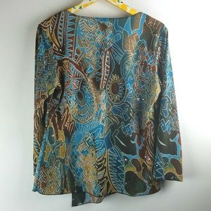 Susan Lawrence | Tops | Susan Lawrence Sparkle Tunic Xl | Poshmark